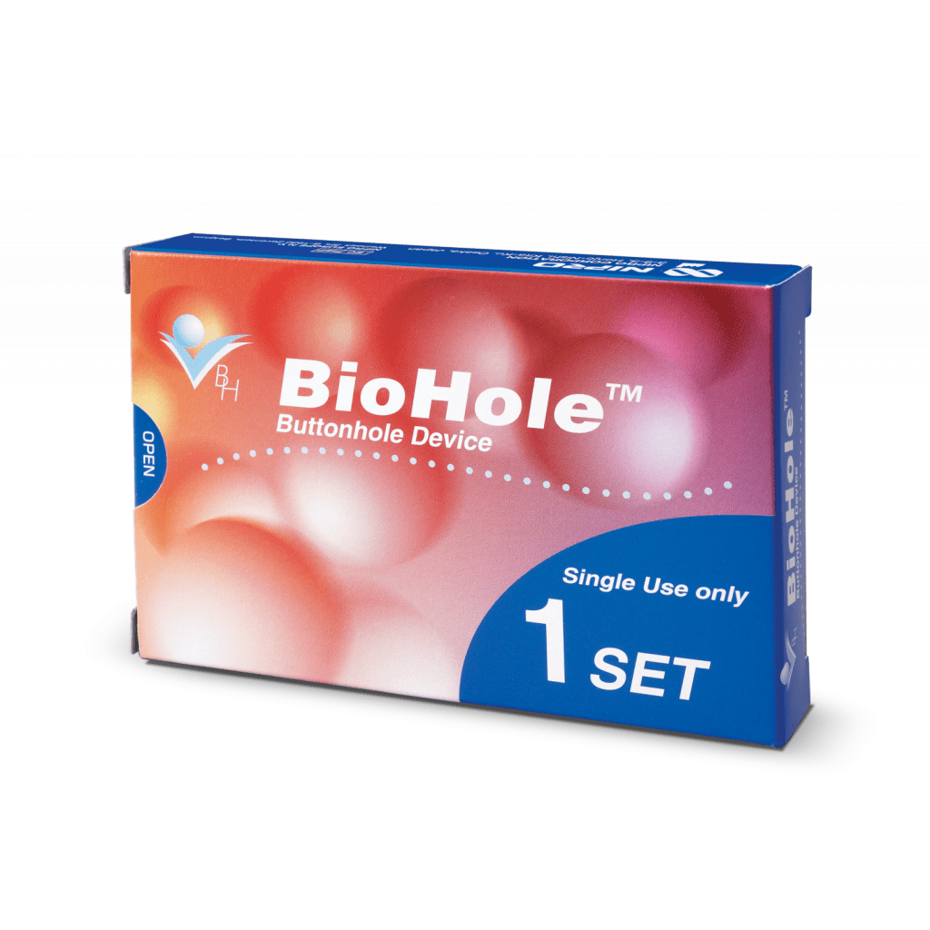 BIOHOLE™ BUTTONHOLE DEVICE - Nipro Asia | Live Longer Live Better ...